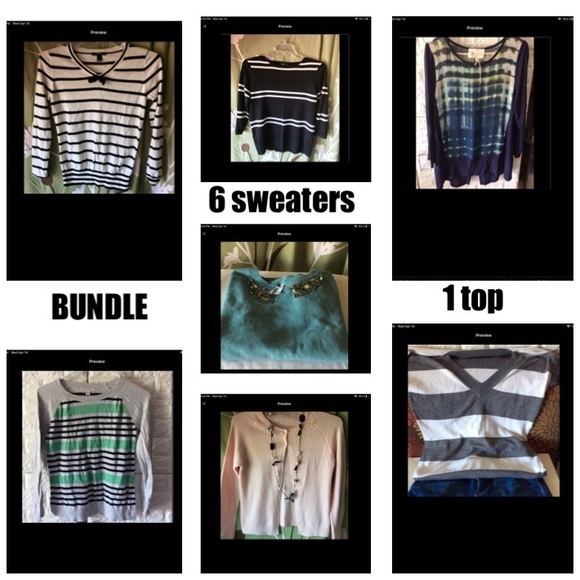 diferent brands | Sweaters | Bundle 5 Sweaters And 2 Blouses 250 | Poshmark